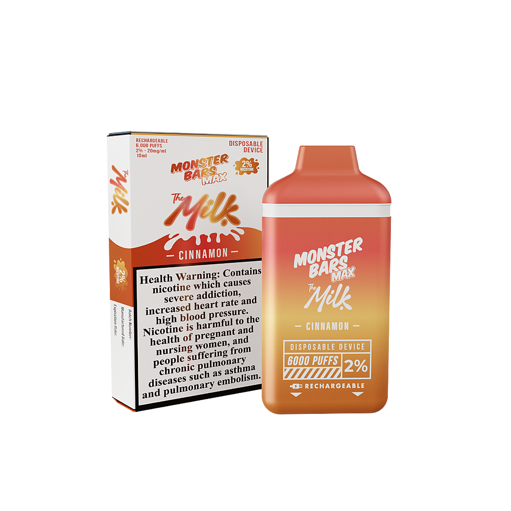 Buy Online Monster Vape Labs - Monster Bars Max The Milk Cinnamon ...